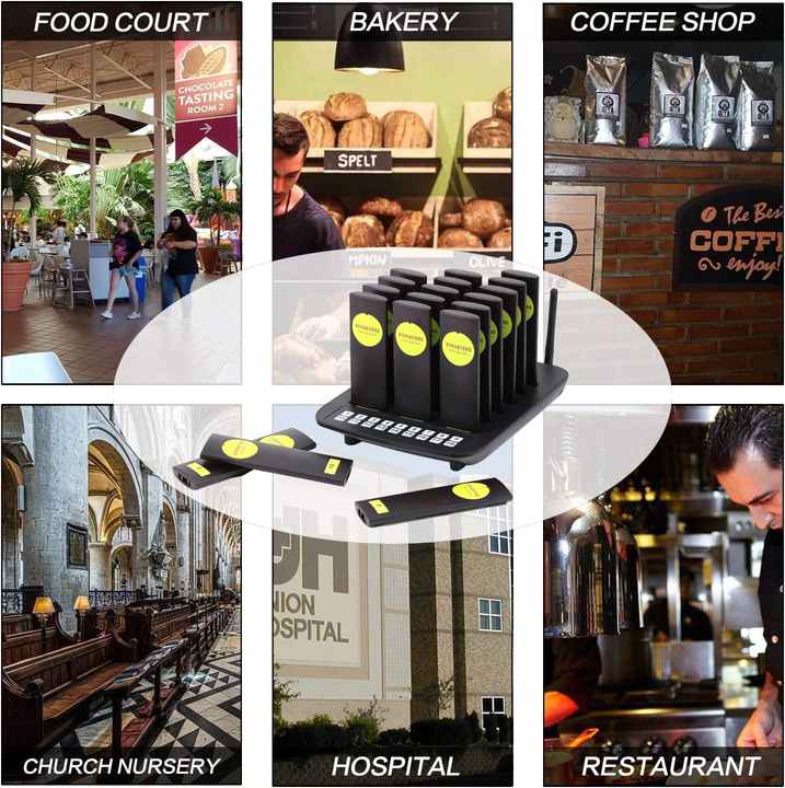 BYHUBYENG Restaurant Pager System - Efficient Waiter Call