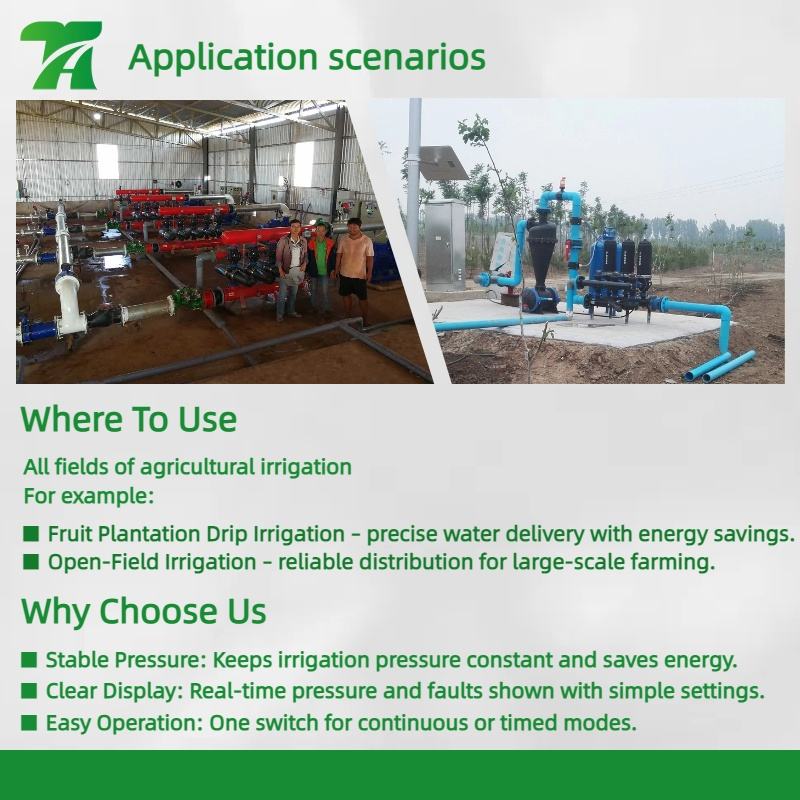 Dual-VFD Dual-Pump Constant Pressure Control Cabinet for Agricultural ...