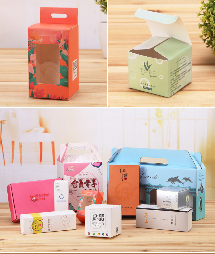 Printing logo on White Cardboard Customized Candle Packaging Box ...