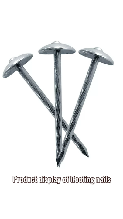 Mega Galvanized Umbrella Roofing Nails - Durable & Versatile