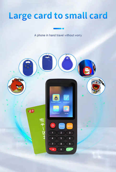 Id Ic Card Copier TK4100-D NFC Tag HID-125Khz/13.56Mhz Clone Duplicator ...