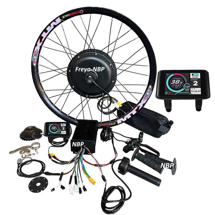 52V 2000W MTX Electric Bike Conversion Kit for 26"/27.5"/29" Wheels
