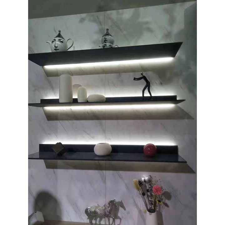 LED Light Bar Aluminum Wall Shelf Display Rack for Home