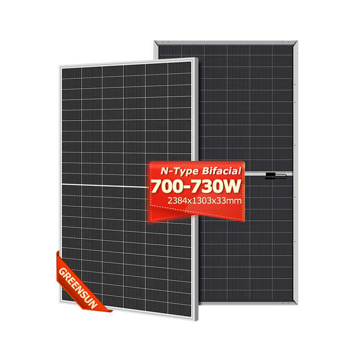 Solar Photovoltaic Panels - 700W to 730W Greensun Hot Selling