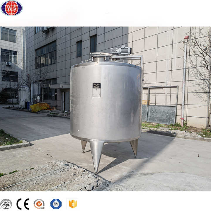 Liquid Stirred Tank Beverage Mixing Tank Double Jacket Mixing Tank With ...