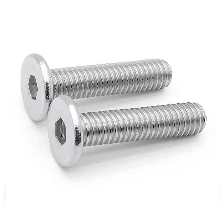 304 Stainless Steel Allen Wafer Ultra Low Profile Thin Flat Head Hexagon Socket Machine Screws ...