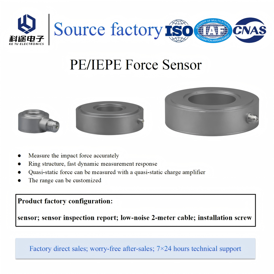 IEPE High-Precision Piezoelectric Force Sensor ICP Transducer ...