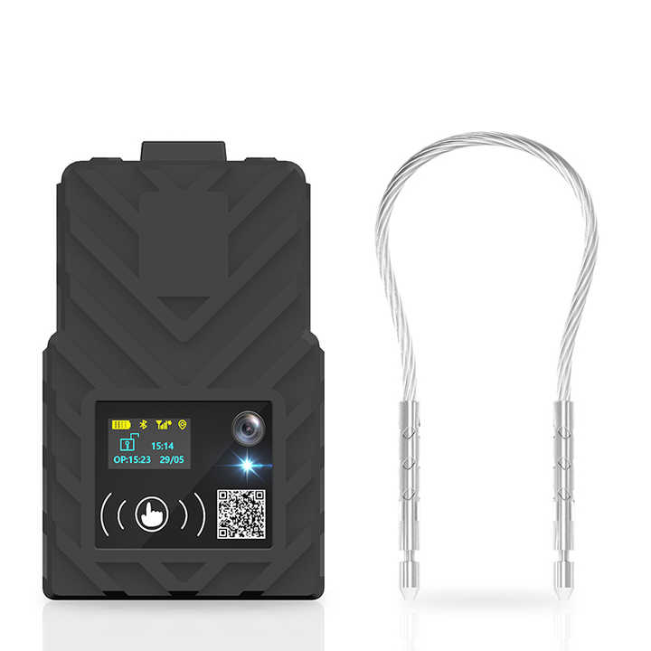 Candado de vídeo CCTV GPS con cámara HD, Bluetooth y desbloqueo RFID ...