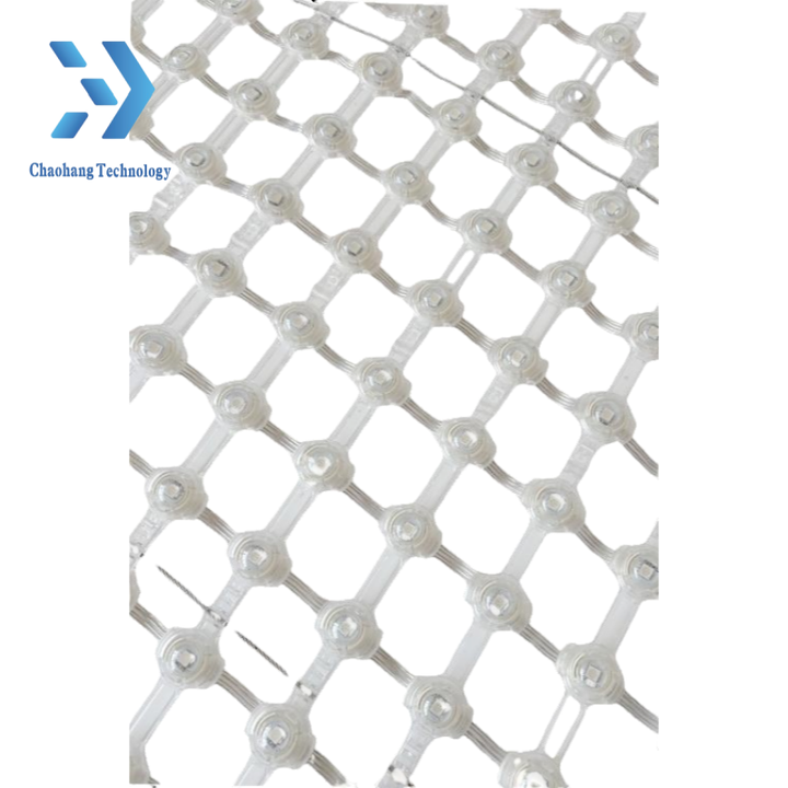 IP67 Transparent Advertising LED Screen P100 Flexible Point Light PC ...