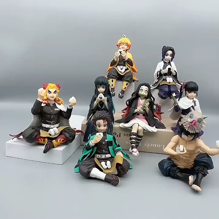 Demon Slayer Action Figure Nezuko Tanjirou Shinobu Zenitsu Hashibira ...