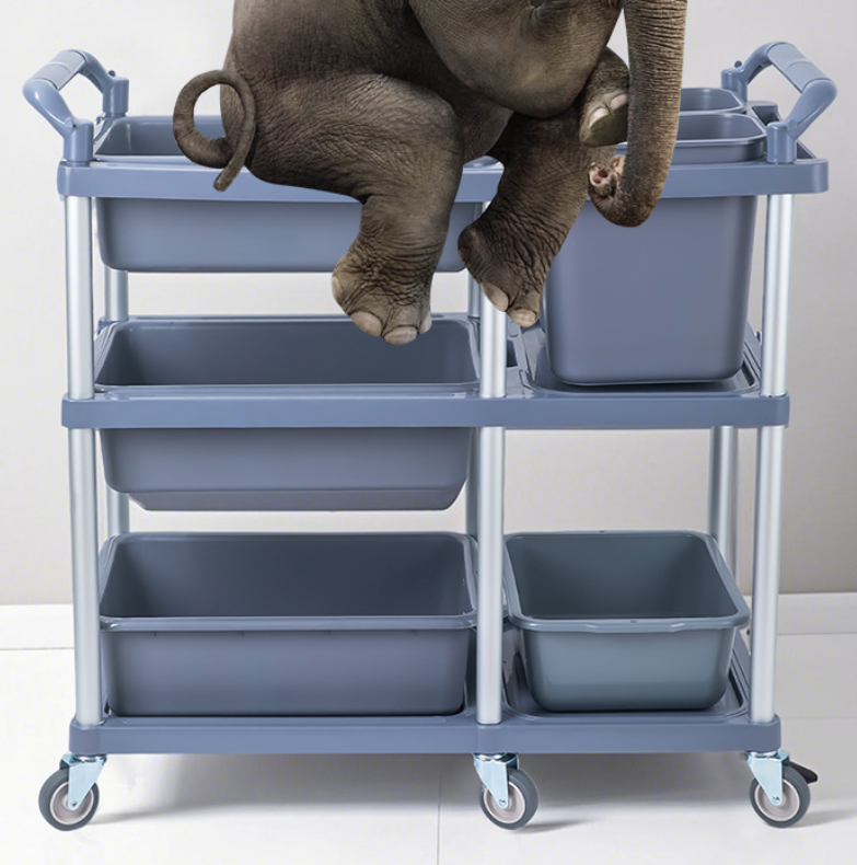 Hospitality Solution Even Surface Multi Tier Service Cart Service ...