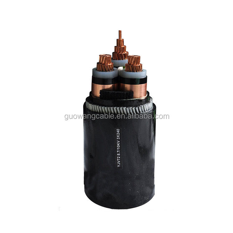 High Voltage Power Station Cable 15 KV XLPE Insulated PVC Sheathed ...