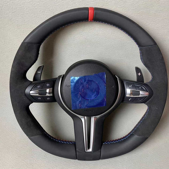M Performance Alcantara Steering Wheel for BMW M2 M3 M4 M5 F10 F20 F22 ...