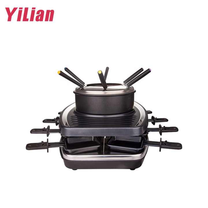 Yilian Multi-Function Electric Cooker - BBQ Raclette Grill