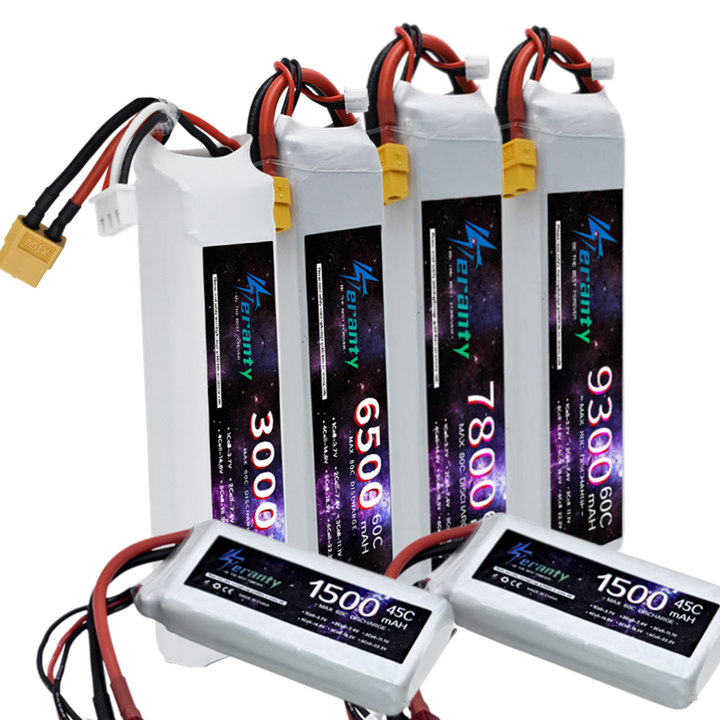 High-capacity 2S Lipo Batteries for RC Racing & Toys
