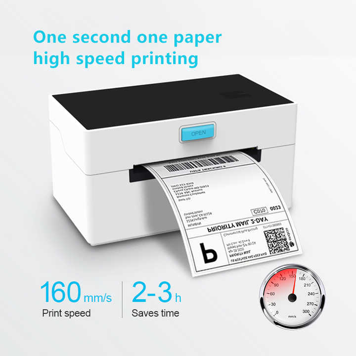 4x6 Inch Shipping Label Printer - Thermic, Portable, and Efficient