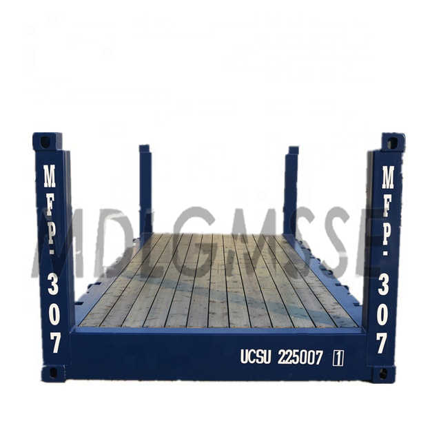 20ft & 40ft Collapsible-End Flat Rack Containers for Sale