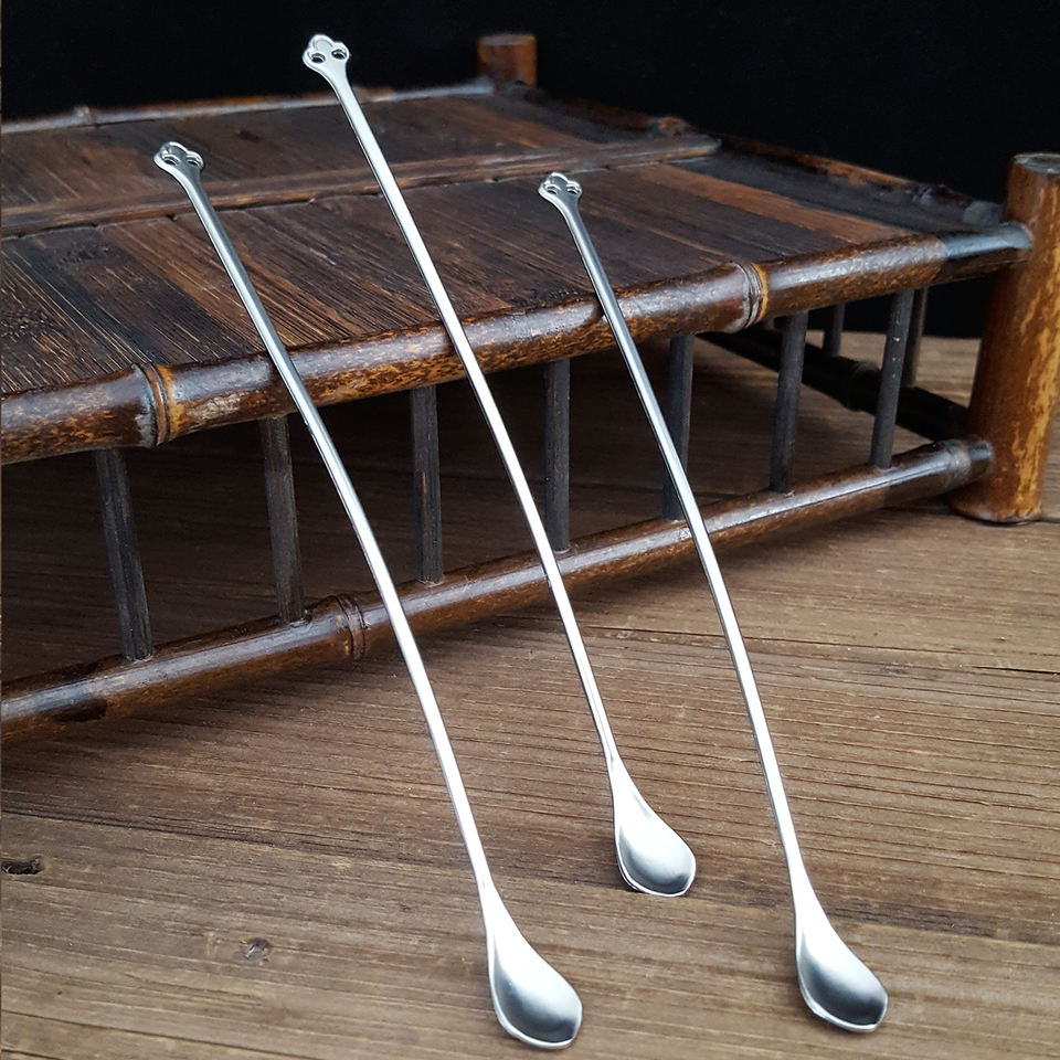 Wholesale Alloy Long Handled Spoons for Coffee Milk Tea Desserts Honey ...