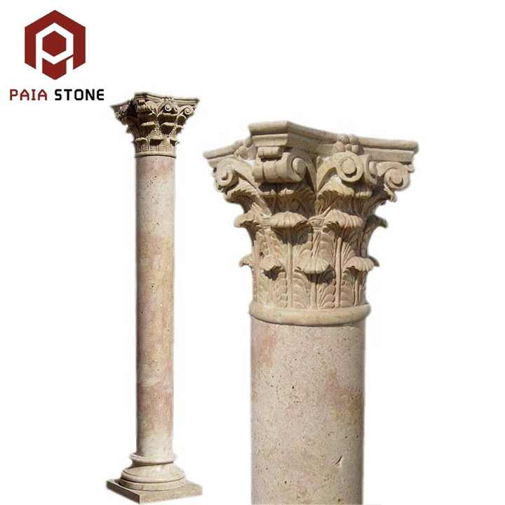 Columna de hormigón moderna personalizada, forma de jaula, pilar de ...