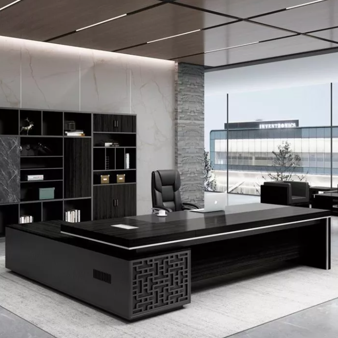 Wholesale Luxury Modern Wooden Boss Desk for Office