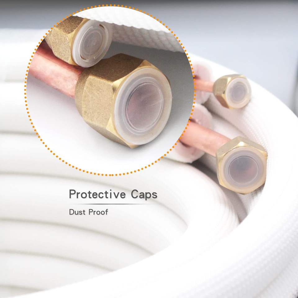 Pu Song Electric Air Conditioning Fitting Insulated Copper Pipe Kit ...