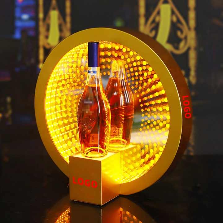 Custom Free Logo LED Bottle Glorifier Display Joh-Walker VIP Bottle ...