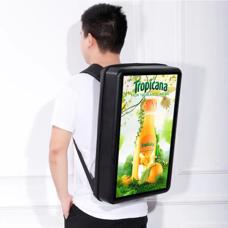 21.5 Inch LCD Backpack Digital Billboard - Outdoor Advertising