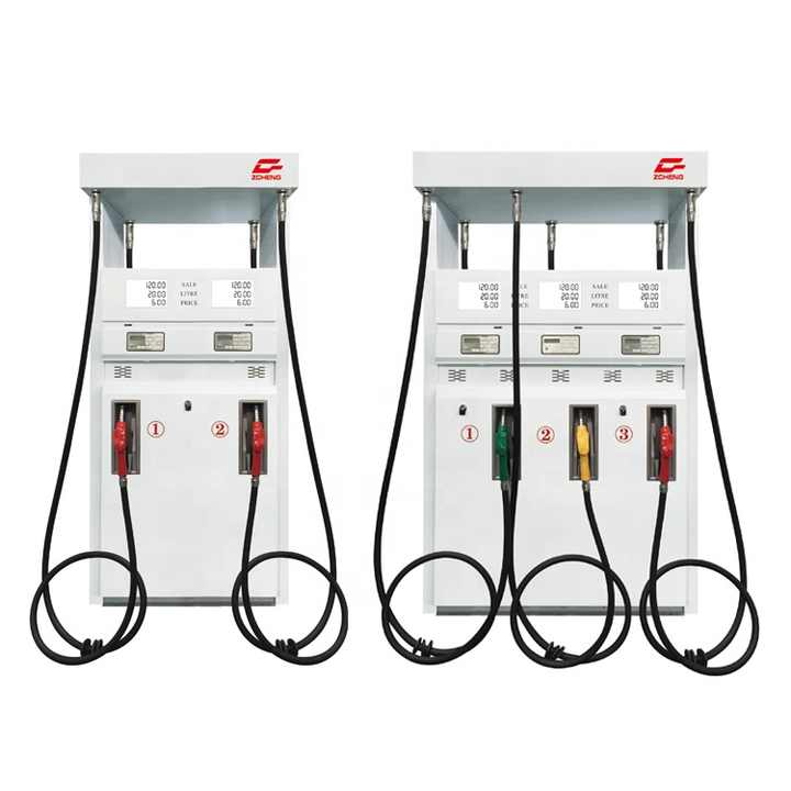 Gas Station Service Equipment Double Pump Oil Machine Fuel Dispenser ...
