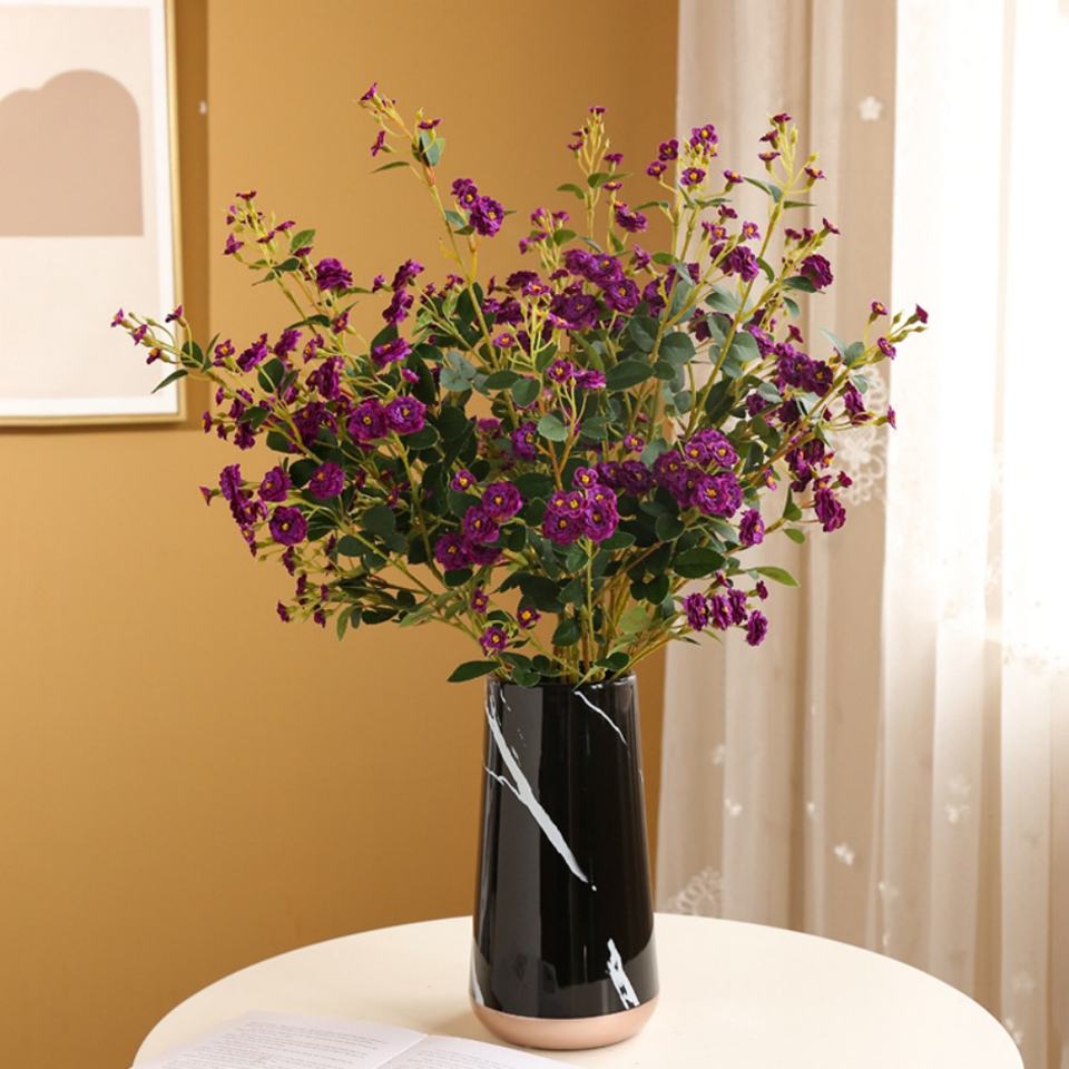 Single Stem Small Rose Flower Wholesale Multi Head Rose Artificial ...