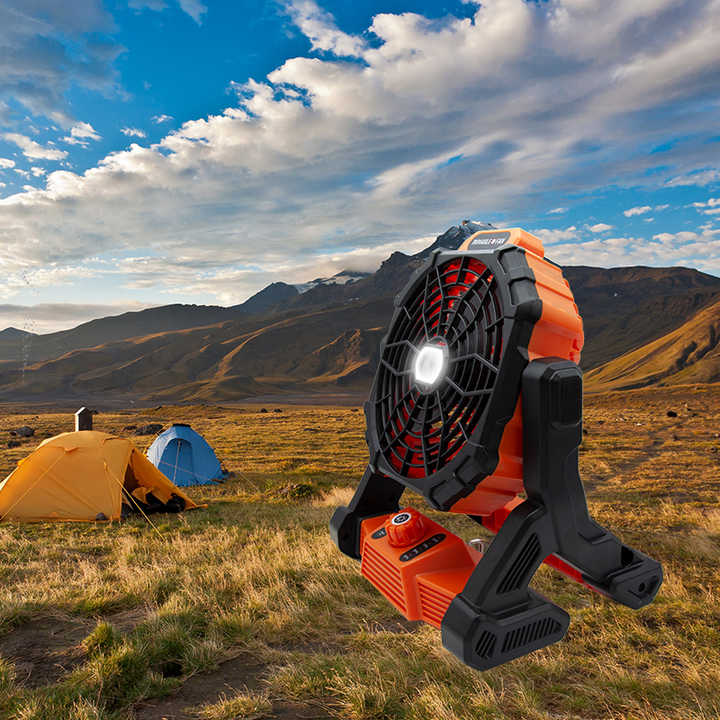 Multifunctional Small Portable Outdoor Desk Fan Rechargeable Tent ...