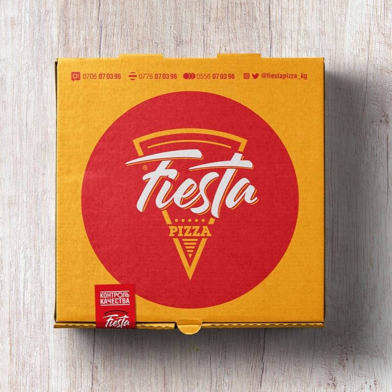 Custom Four-Color Printed Eco-Friendly Pizza Boxes-Food-Grade Cardboard ...