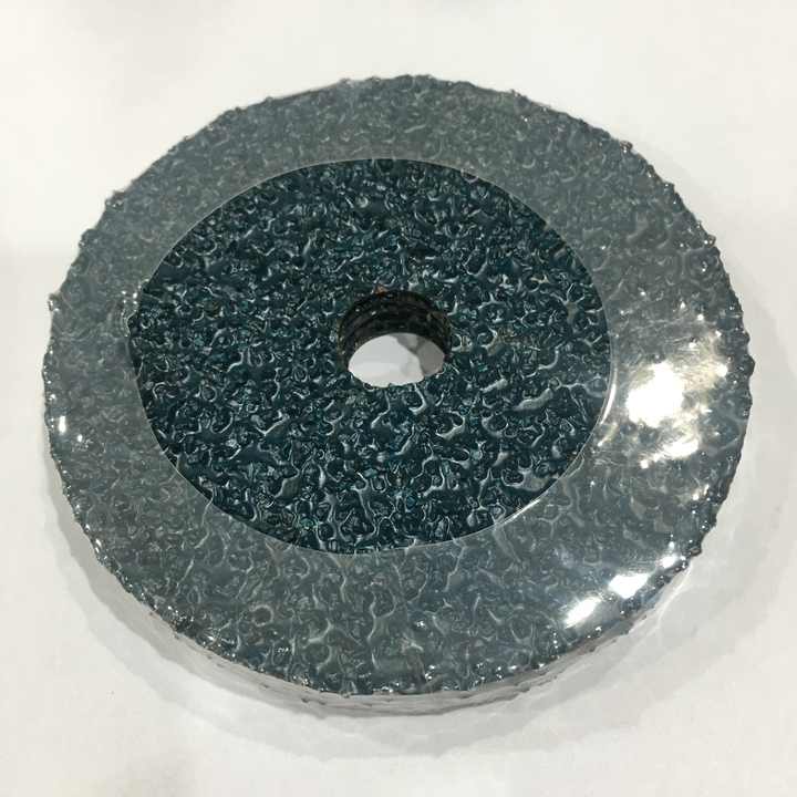 Premium 4 1/2 Black Fiber Disc Grit 40 Silicon Carbide Fiber Polishing ...