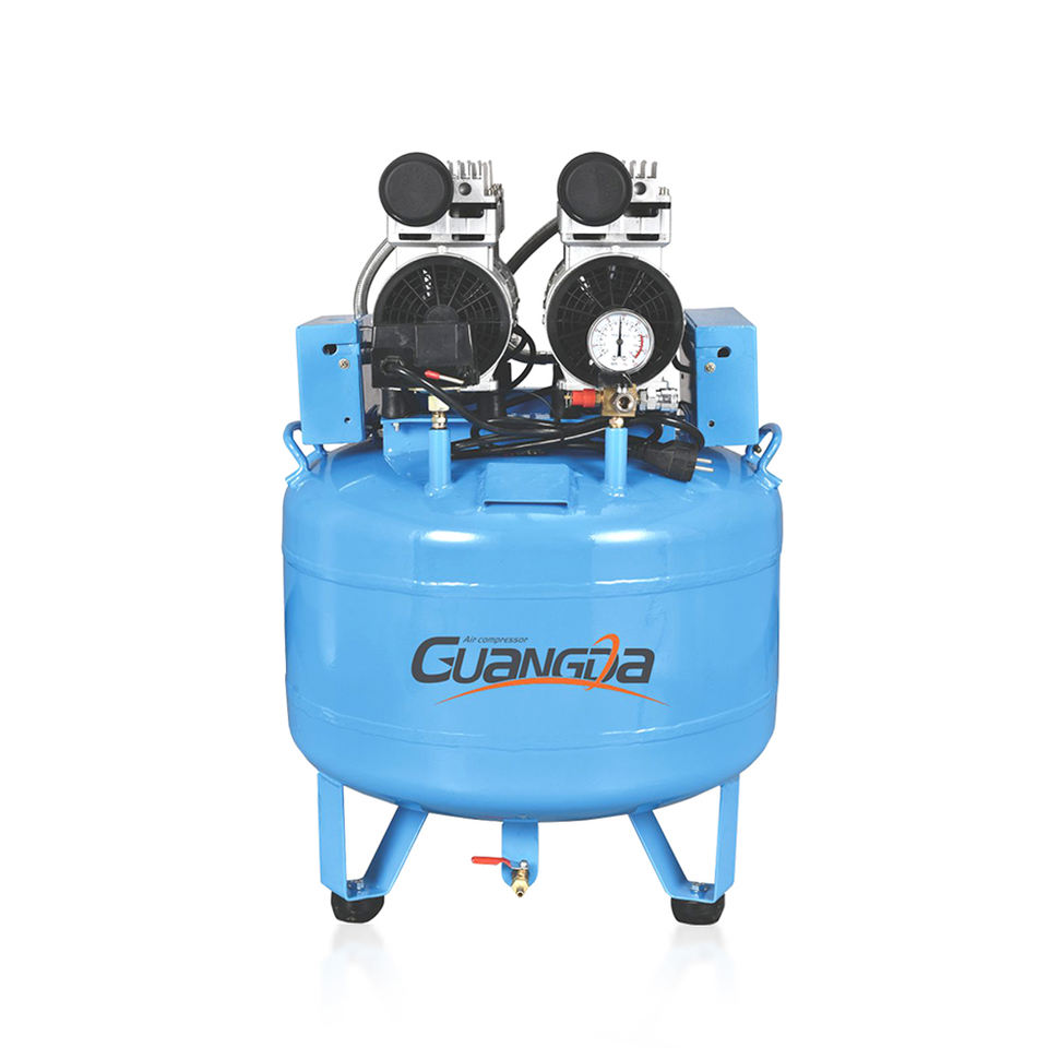 GUANGDA 1hp 30 Liter Portable Industrial Silent Oil Free Piston air ...