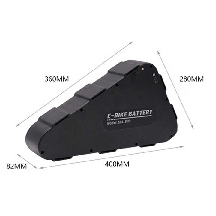 Customized Electric Bicycle Triangle Lithium Battery for E Bike 48v 52v ...