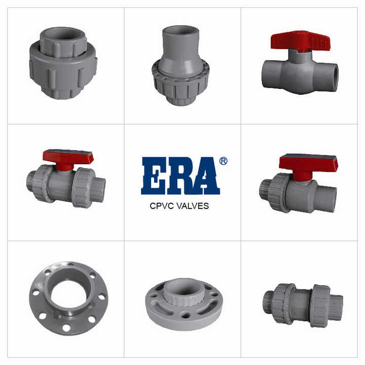 ERA PVC Valve and Fittings - Compact Ball Valves for Cold Water