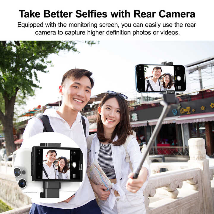 Kingma Wireless Magnetic Selfie Vlogging Kit - 3.97in Screen