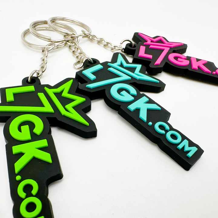 Hot Sale Cartoon Soft 2D/3D Pvc Shape Keychain Decoration Keyring ...