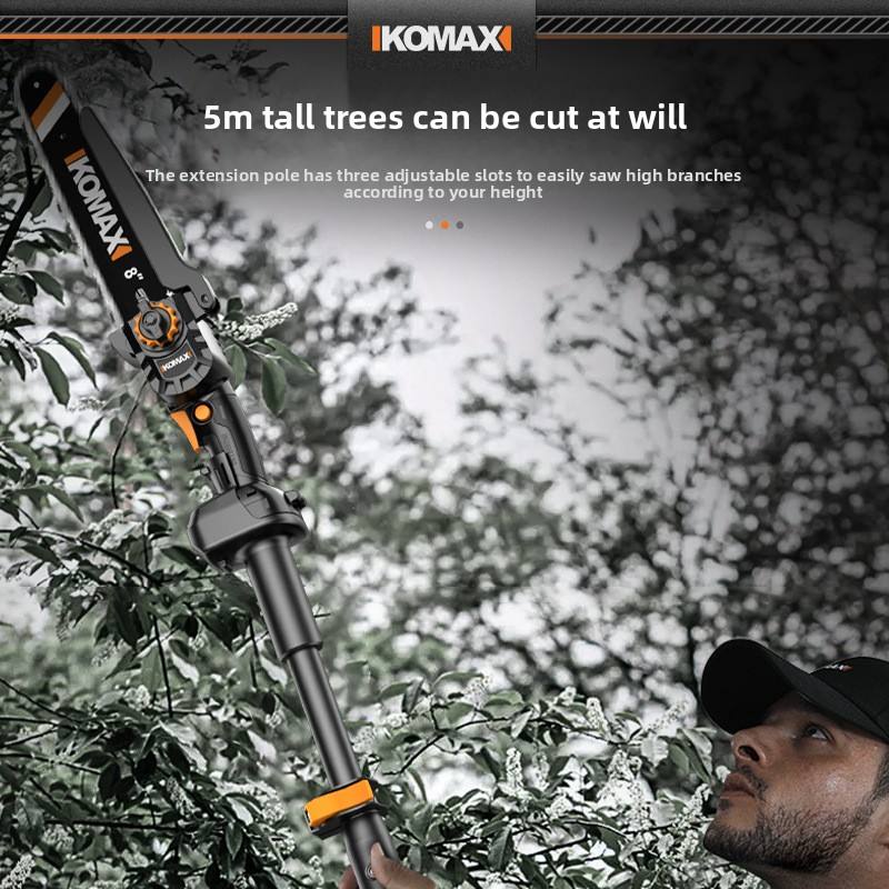 KOMAX Scalable Power Digital Display Lithium Battery High Branch Saw ...