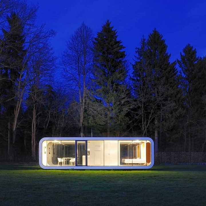 FMX 40ft Expandable Container Cabin - Transparent Steel
