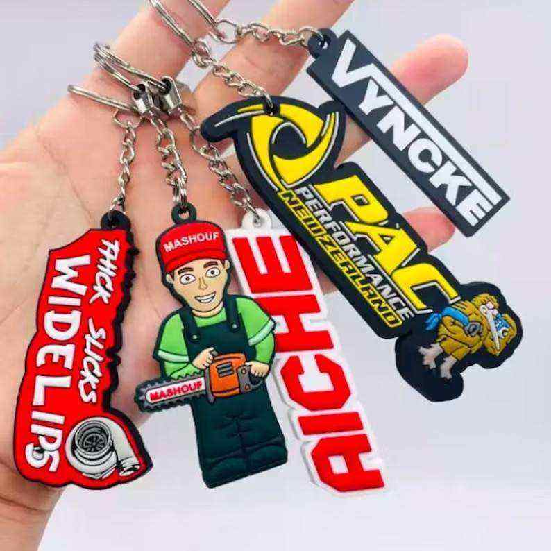 Custom Soft PVC and Metal Alloy Eco-friendly Keychains with logo ...
