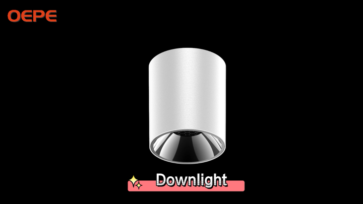 10W 20W 30W Cylinder Aluminum Adjustable Light LED Downlights