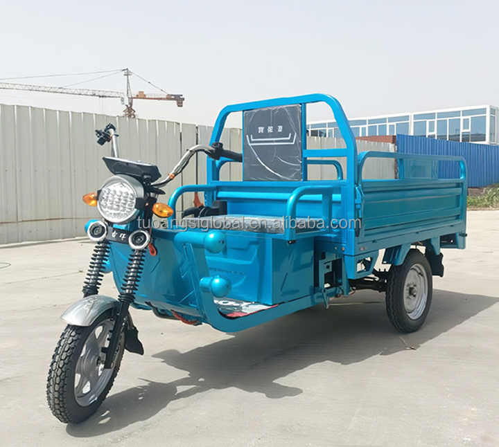 New Type Open 1200W Adult Electric 3 Wheels Cargo Tricycle Goods China ...