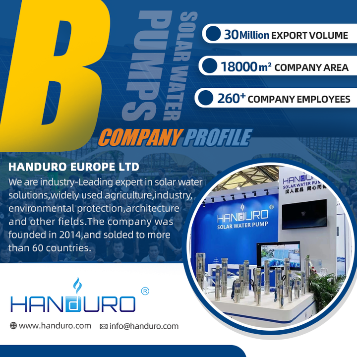 Handuro Solar Powered 5 Hp Water Pump Kits in India