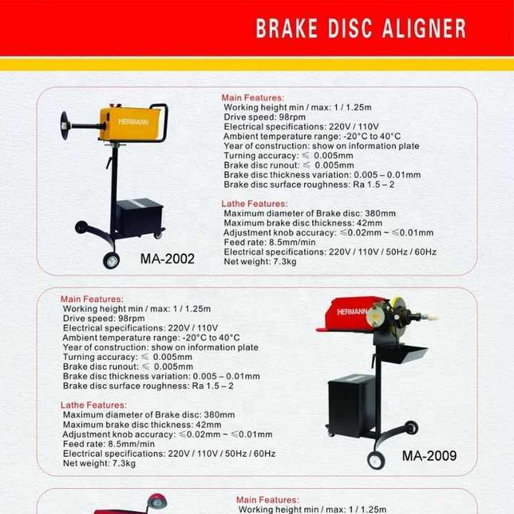 2020 On/off Car Disc Aligner Brake Lathe Machine Car Disc Drum Brake ...