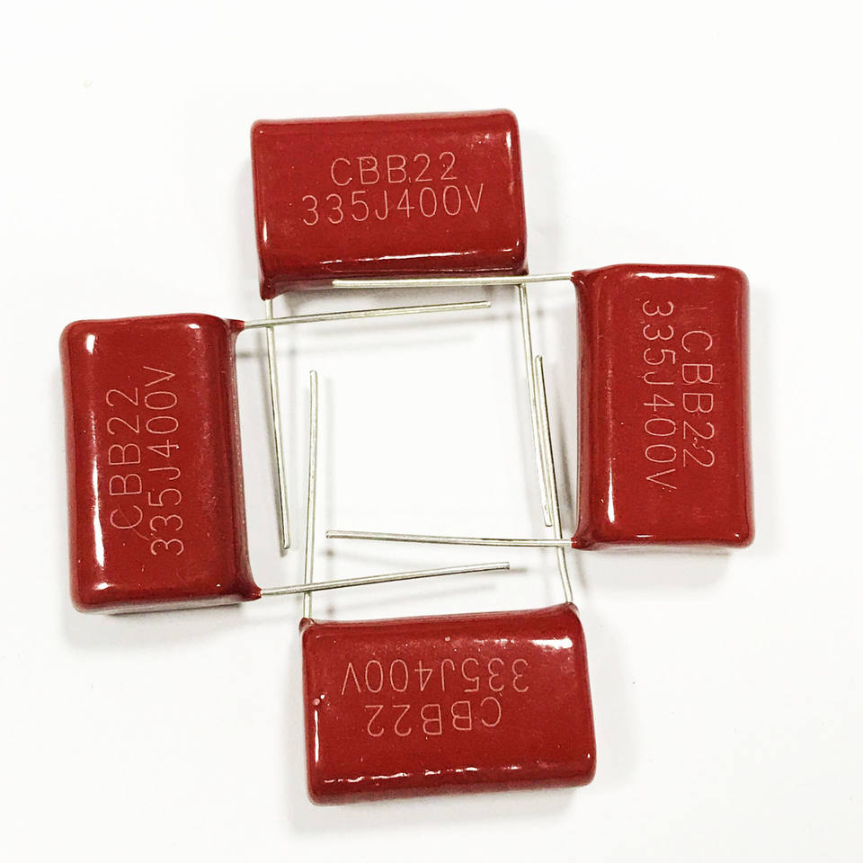 CBB22 335K 400V 3.3uF J400 Metallized Polypropylene Film Capacitors for ...