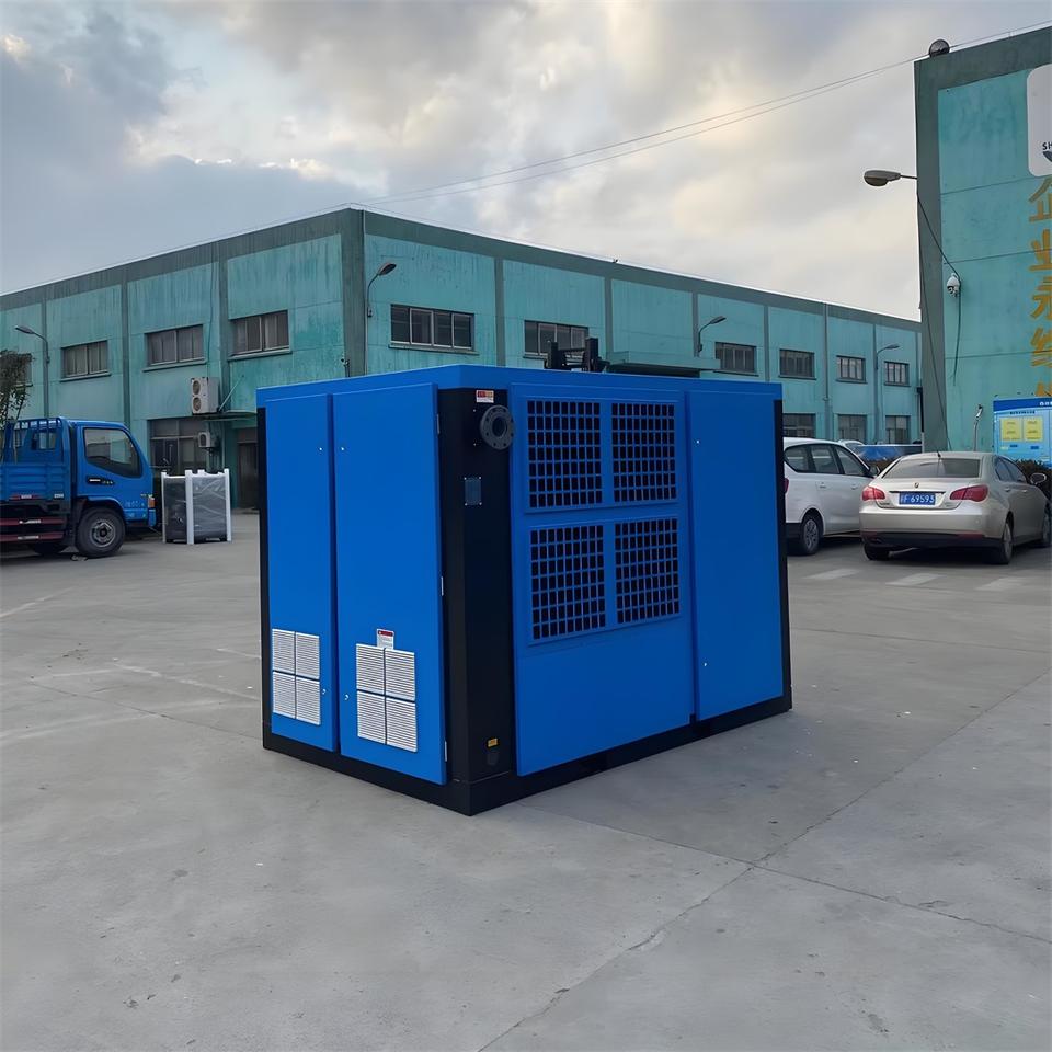 420HP 315kW Two-stage Compression Permanent Magnet VFD Stationary Screw ...