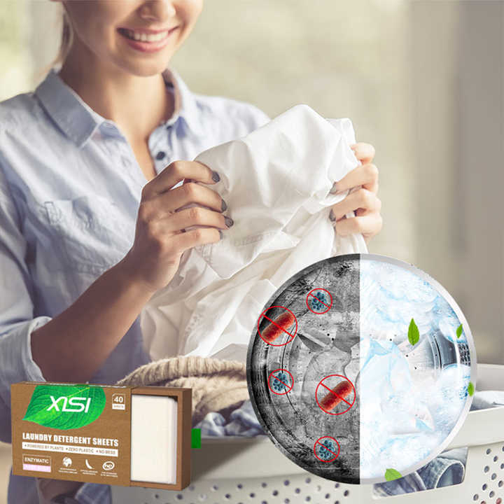 Eco-friendly Laundry Detergent Sheets by XISI - Sustainable & Efficient