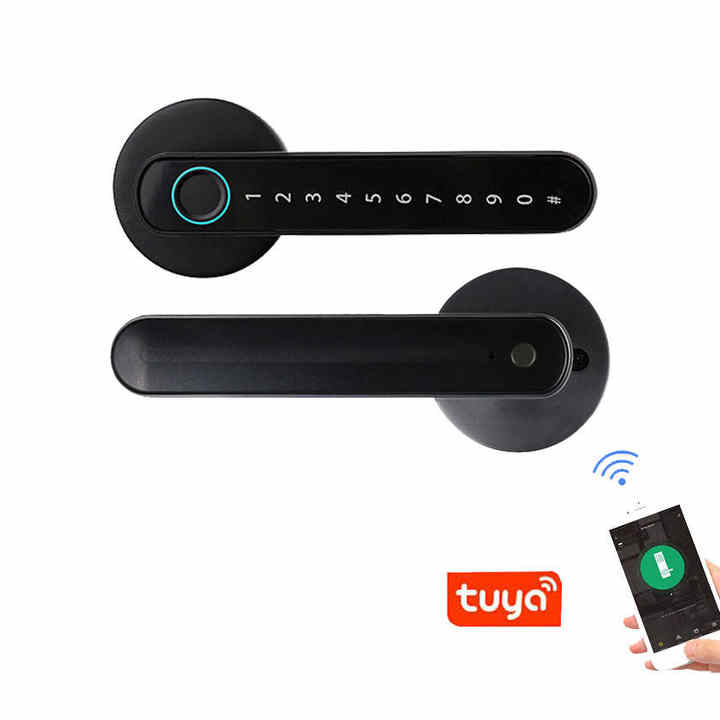 AIEN Modern Lever Smart Lock Design Biometric Fingerprint Door Lock ...