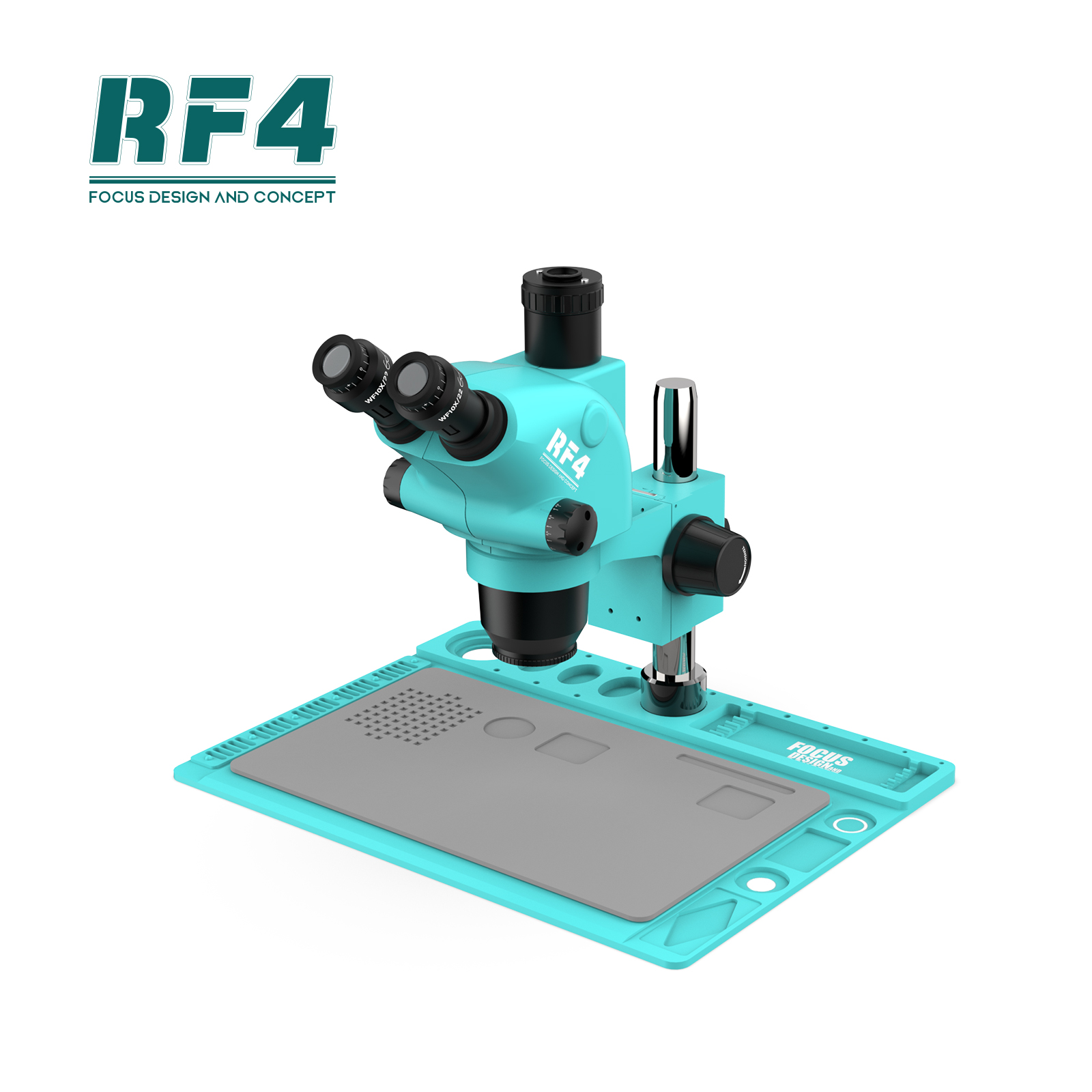 RF4 RF6565TVD2 Trinocular HD Microscope – GsmFamily