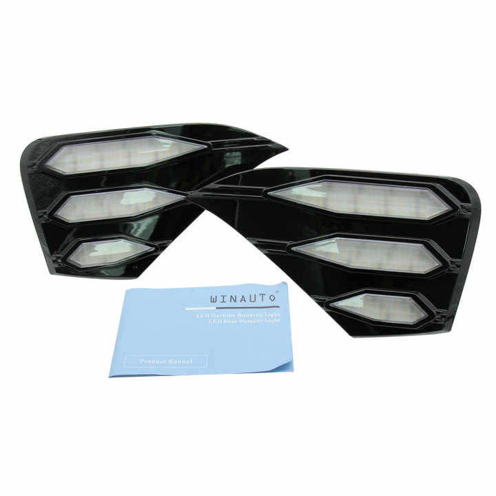 WINAUTO Car Light with Turn Signal Function 12V DRL Fog Lamp for ...